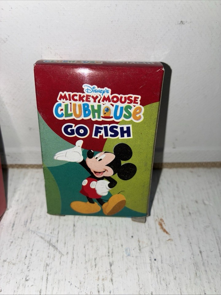 Disney Mickey Mouse Clubhouse Go Fish & Crazy 8’s 2.5" x 1.75" Mini ...