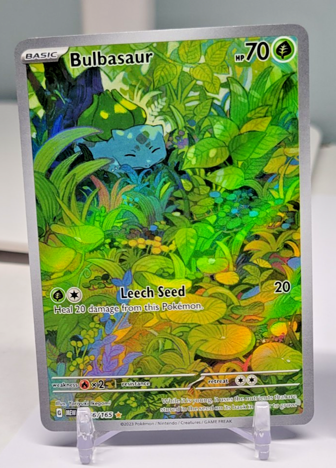 Pokémon TCG 151 Bulbasaur Ivysaur Venusaur EX Evolution Trio Holo NM | eBay