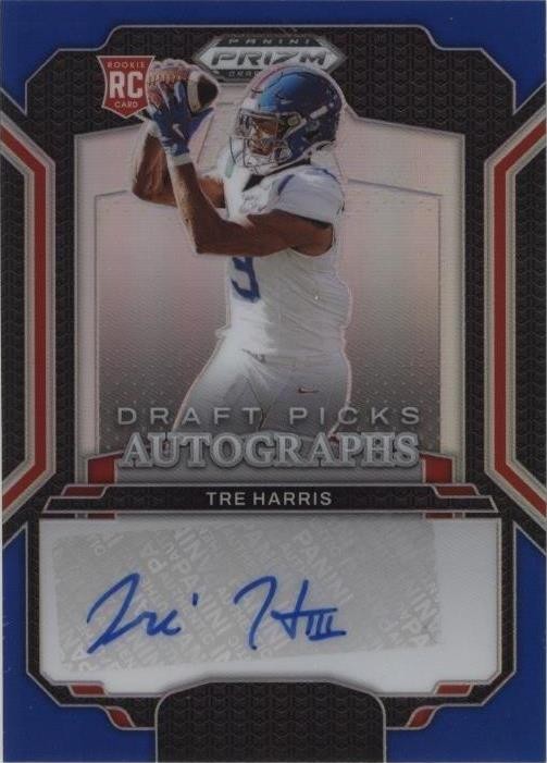 2025 Panini Prizm Draft Picks - Draft Picks Autographs Tre Harris #DPA ...