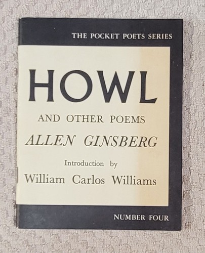 Howl & Other Poems by Allen Ginsberg 1958 6th Printing City Lights ...