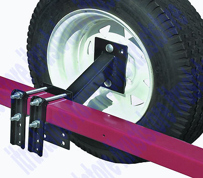 Heavy Duty Trailer Spare Tire Carrier Mount Mounting Plate Extra Wheel ...