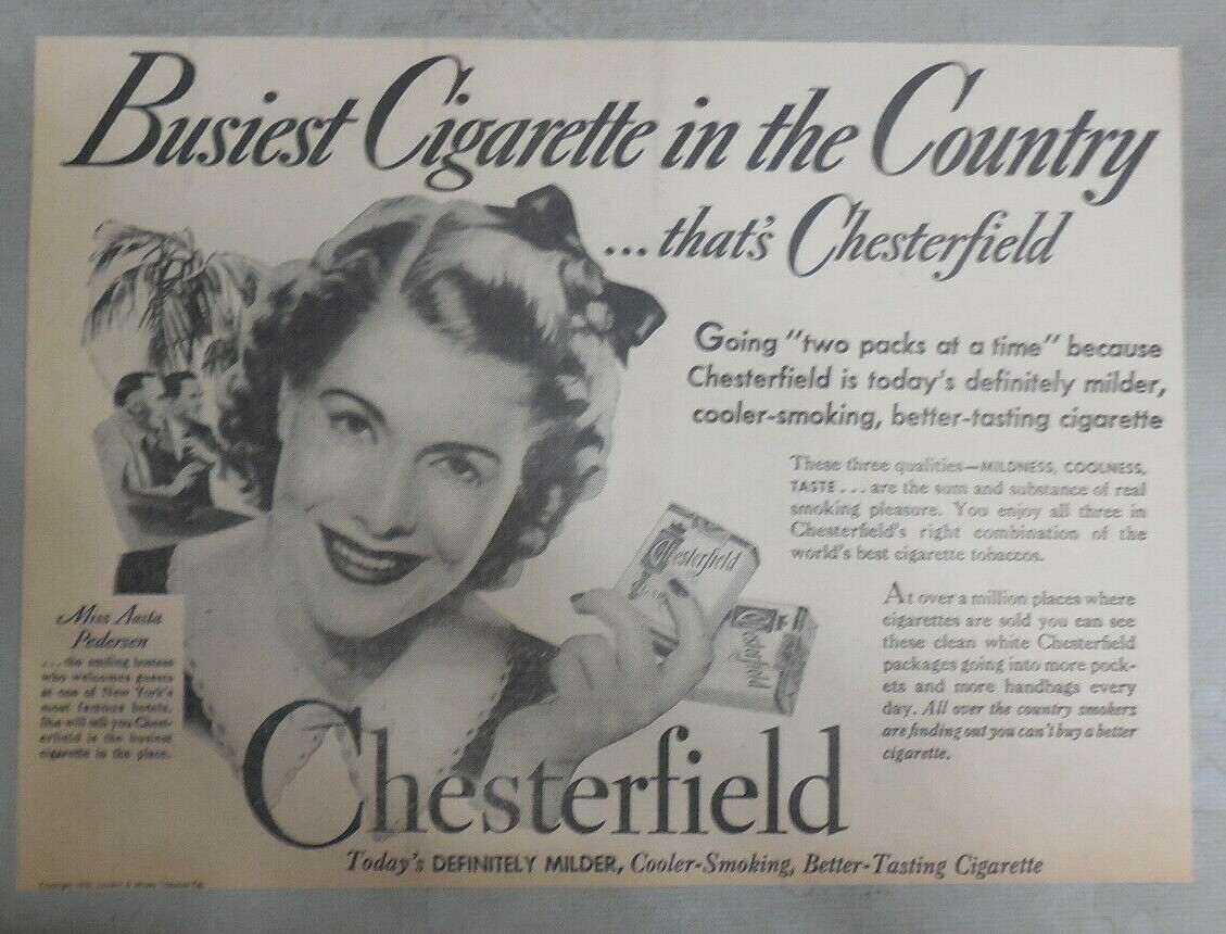 Chesterfield Cigarette Logo Image Of Chesterfield Cigarette