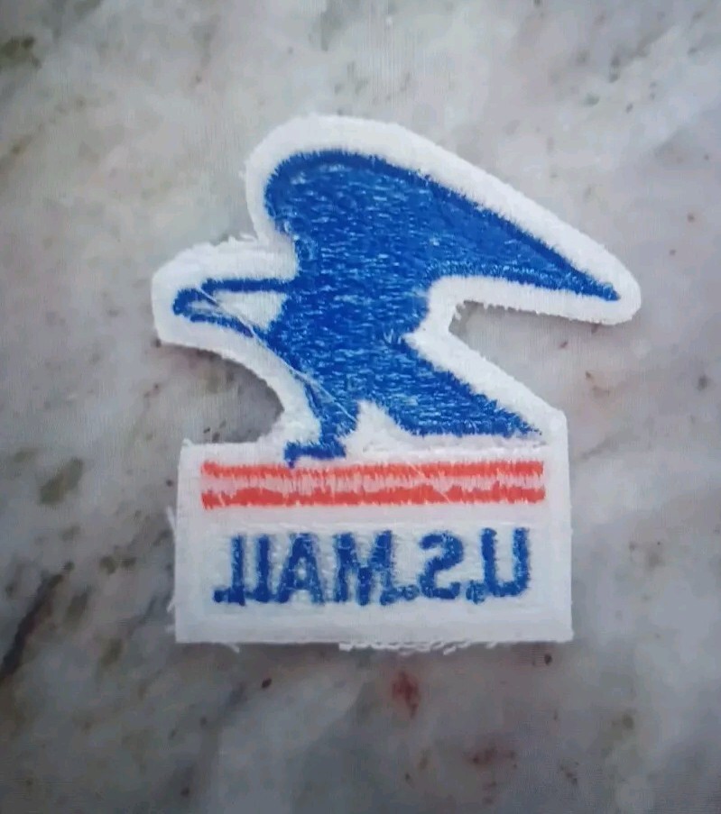 Lot of 50 Vintage US Mail Eagle Post Office Eagle 2" Patches Iron On ...