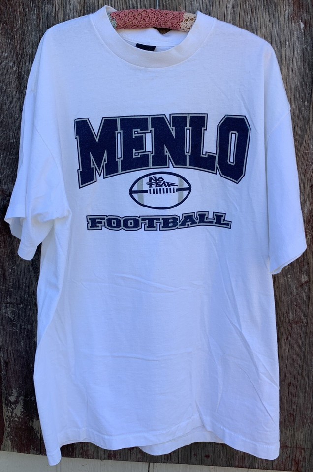 Vintage No Fear Menlo Football T Shirt Single Stitch Made In USA 1990s ...