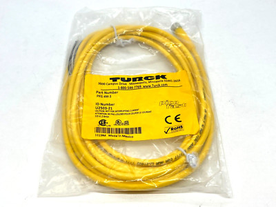 Turck PKG 4M-3 Picofast Cordset M8 Female 4-Pin 3m U2503-21 | eBay