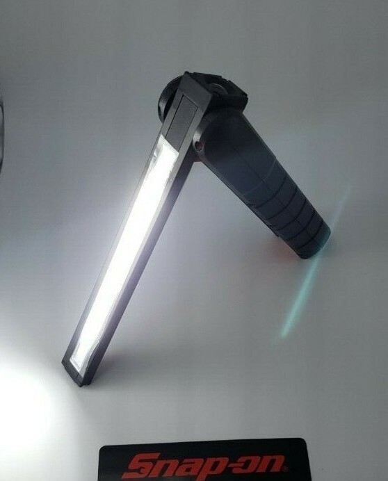 New Snap On 600 Lumens Rechargeable Shop work Light 3 colors dual side ...