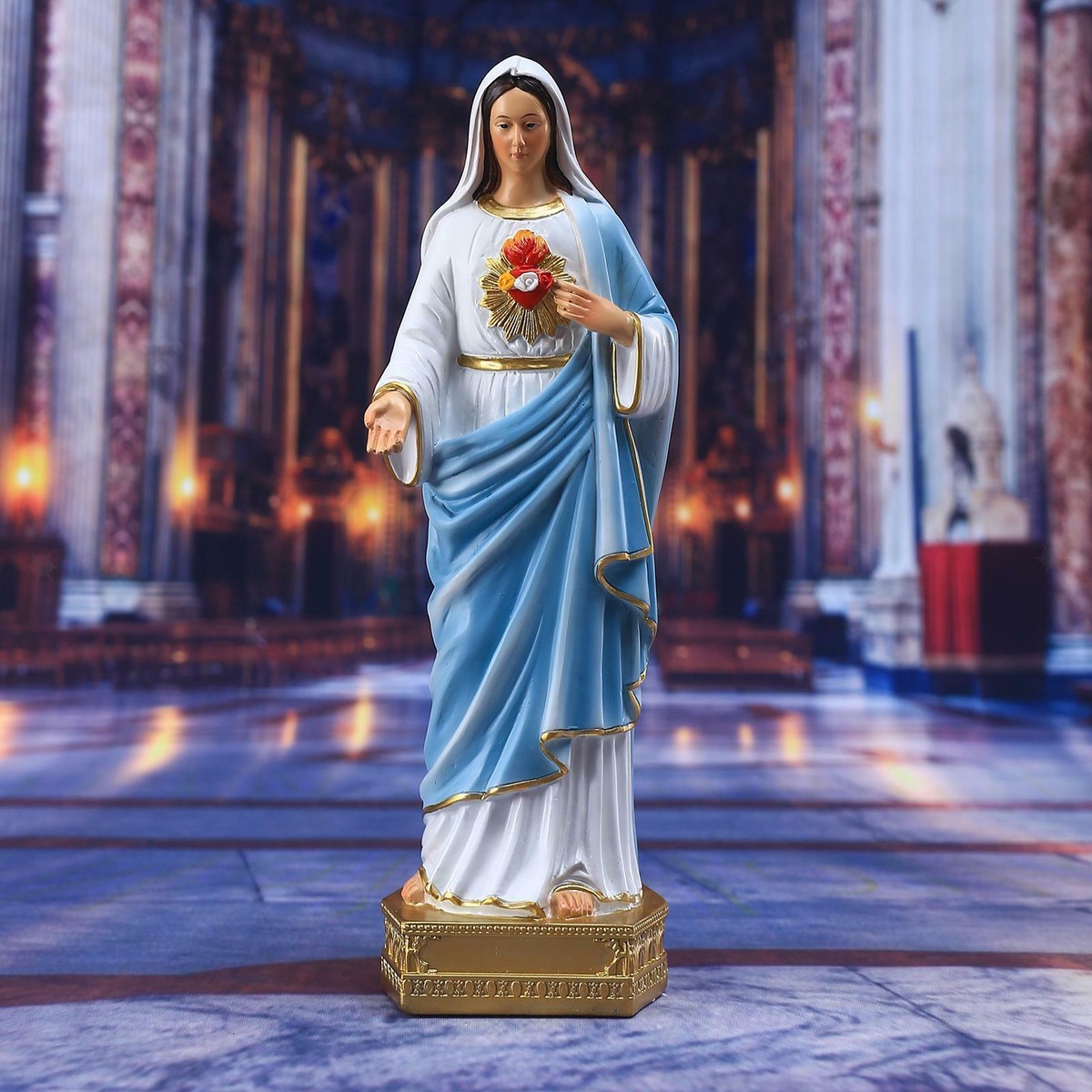 Mother Mary Garden Statue Darthome Marble Virgin Mary Garden Sculpture