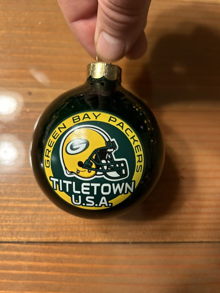 Green Bay Packers Christmas Ornament Lot of 89 Hallmark Licensed ...