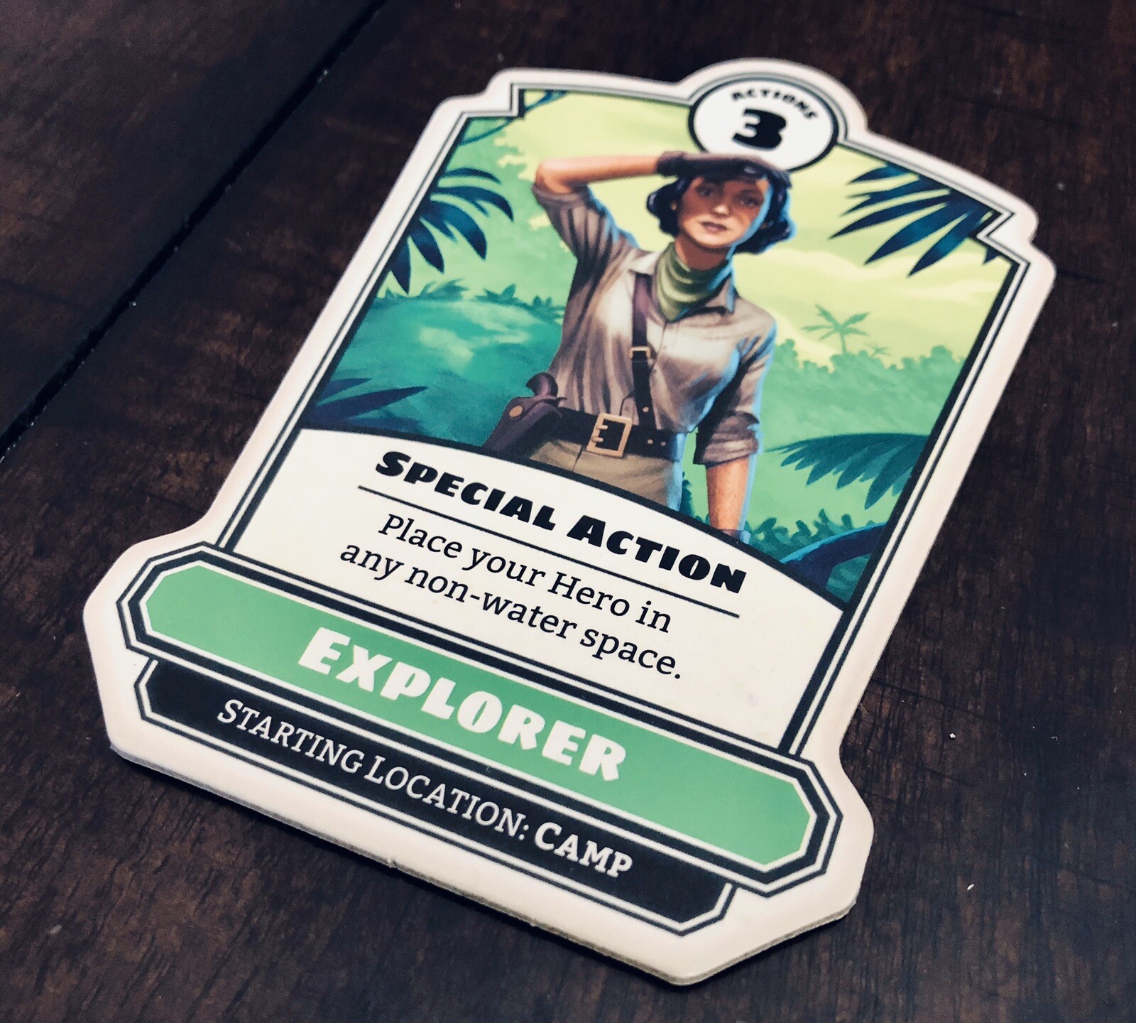 Horrified Extra/Replacement Game Piece Hero Badge “Explorer” Character ...