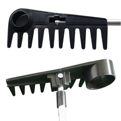 GOLF BUNKER RAKE & BALL RETRIEVER / PERSONAL SAFETY GOLF RAKE / BALL ...