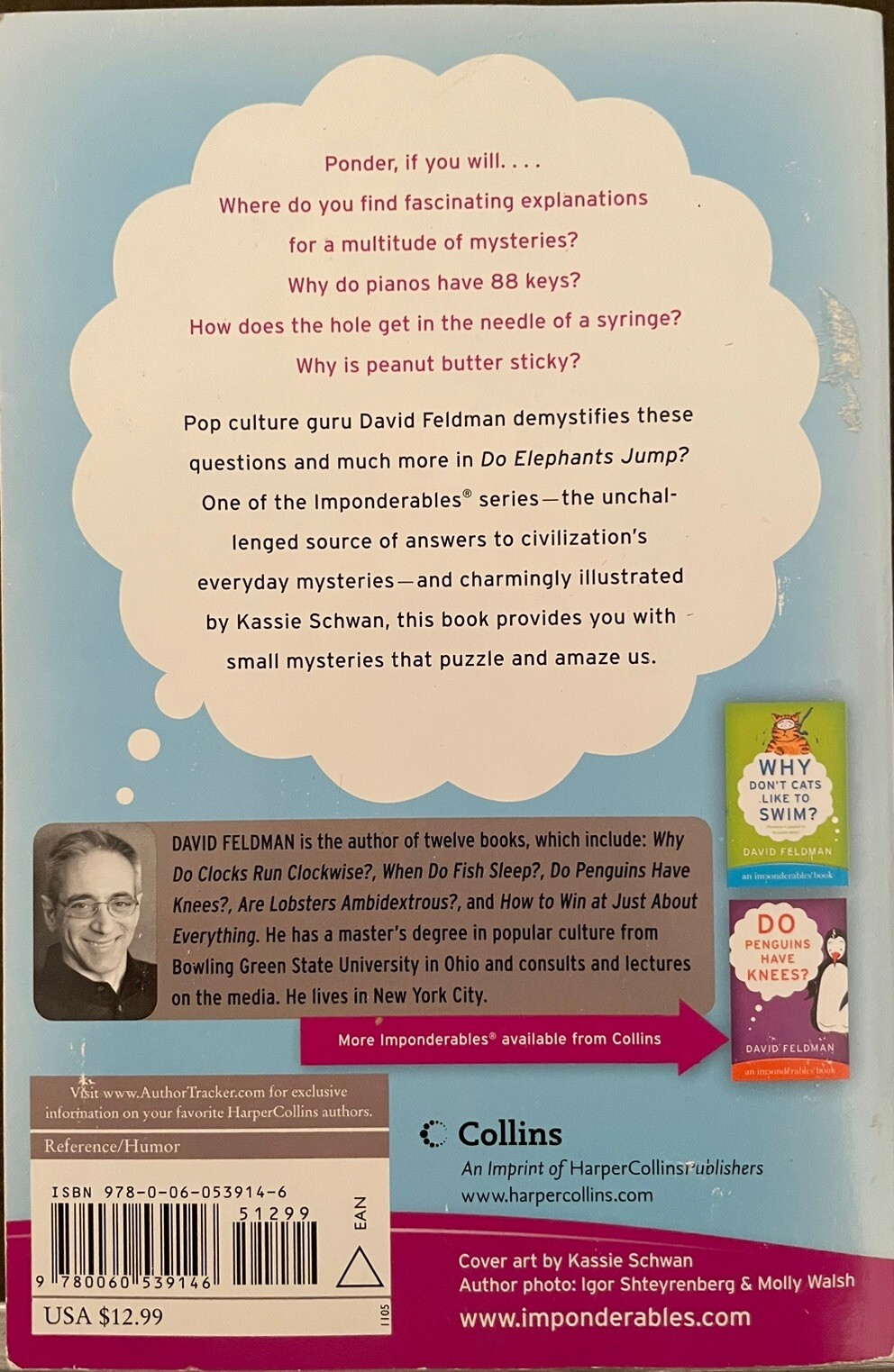 Imponderables Ser.: Do Elephants Jump? by David Feldman (2005, Trade ...