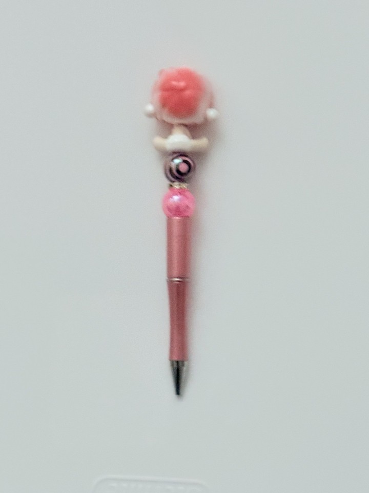 Beaded pen! Custom Gifts! Basket Fillers! Journal! Collect! SP Pink | eBay