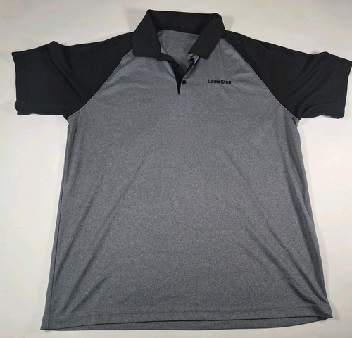 Sport-Tek Mens XL Gray & Black Polo GameStop Employee Shirt | eBay
