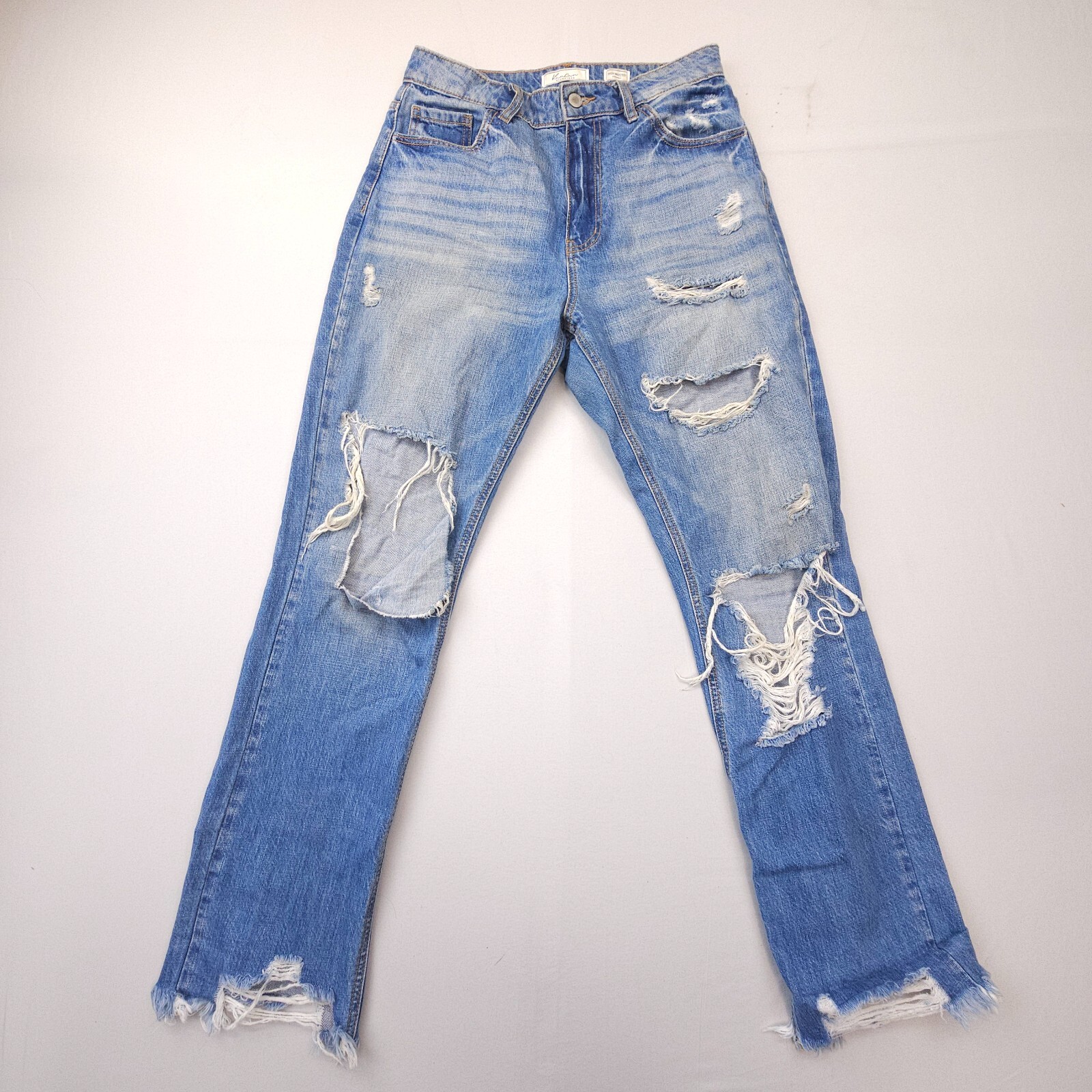 KanCan Signature High Waisted Straight Jeans Womens Size 27 High Rise ...