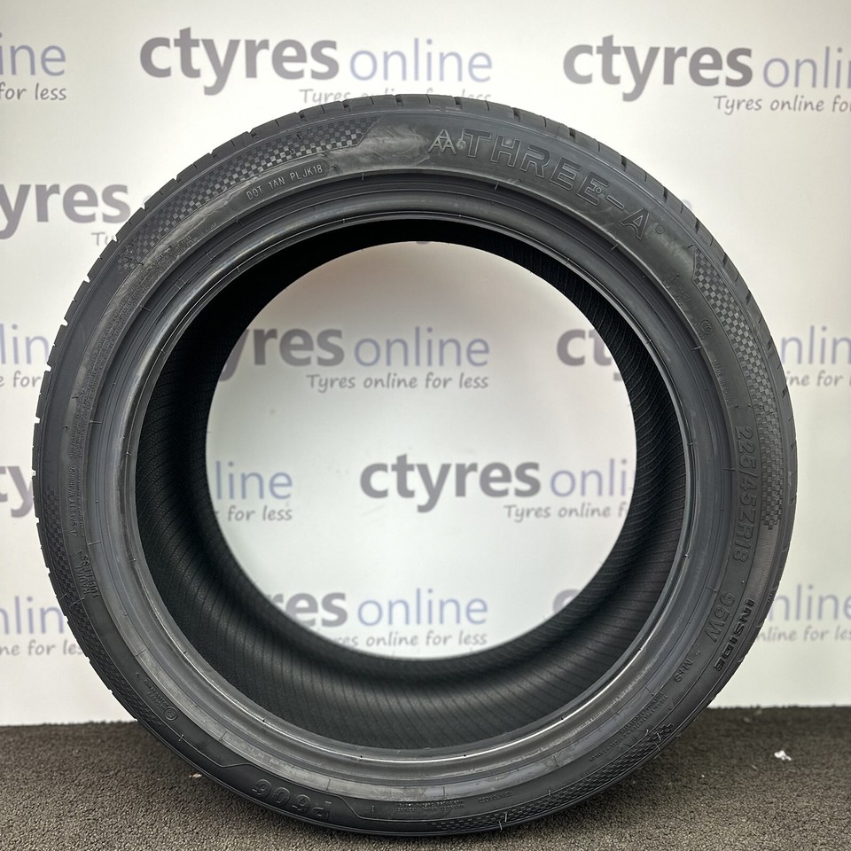 2X New 225 45 18 THREE A P606 95W XL 225/45R18 2254518 *C/B RATED* (2 ...