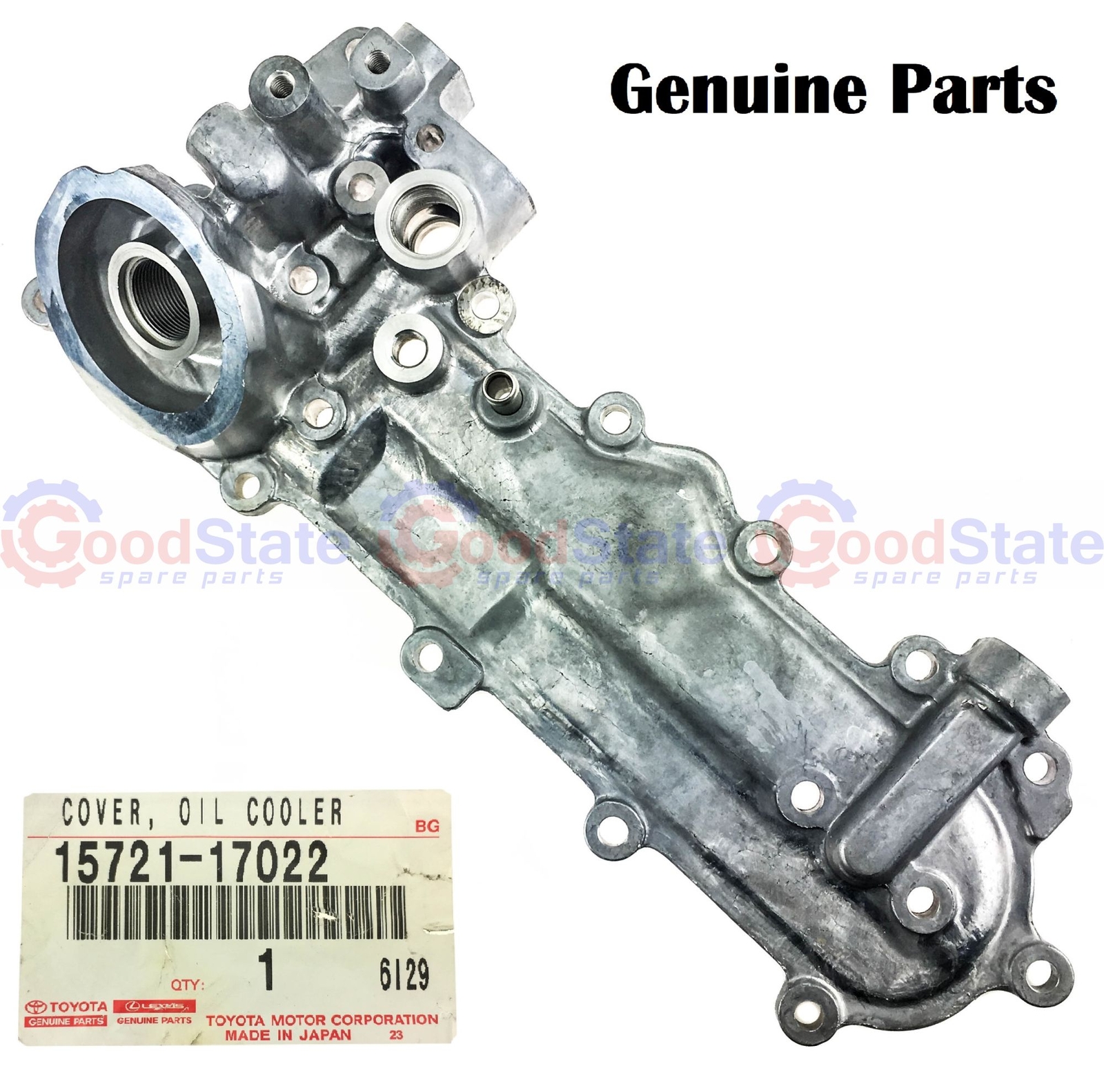 GENUINE Toyota Coaster 1HZ 1HD T HDB HZB 4.2L Oil Cooler Cover w Gasket ...