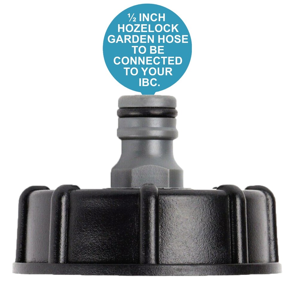 Ibc Reducer Tap Hoze Cap Water Standard Fit Stillage Tank Outlet Hose ...