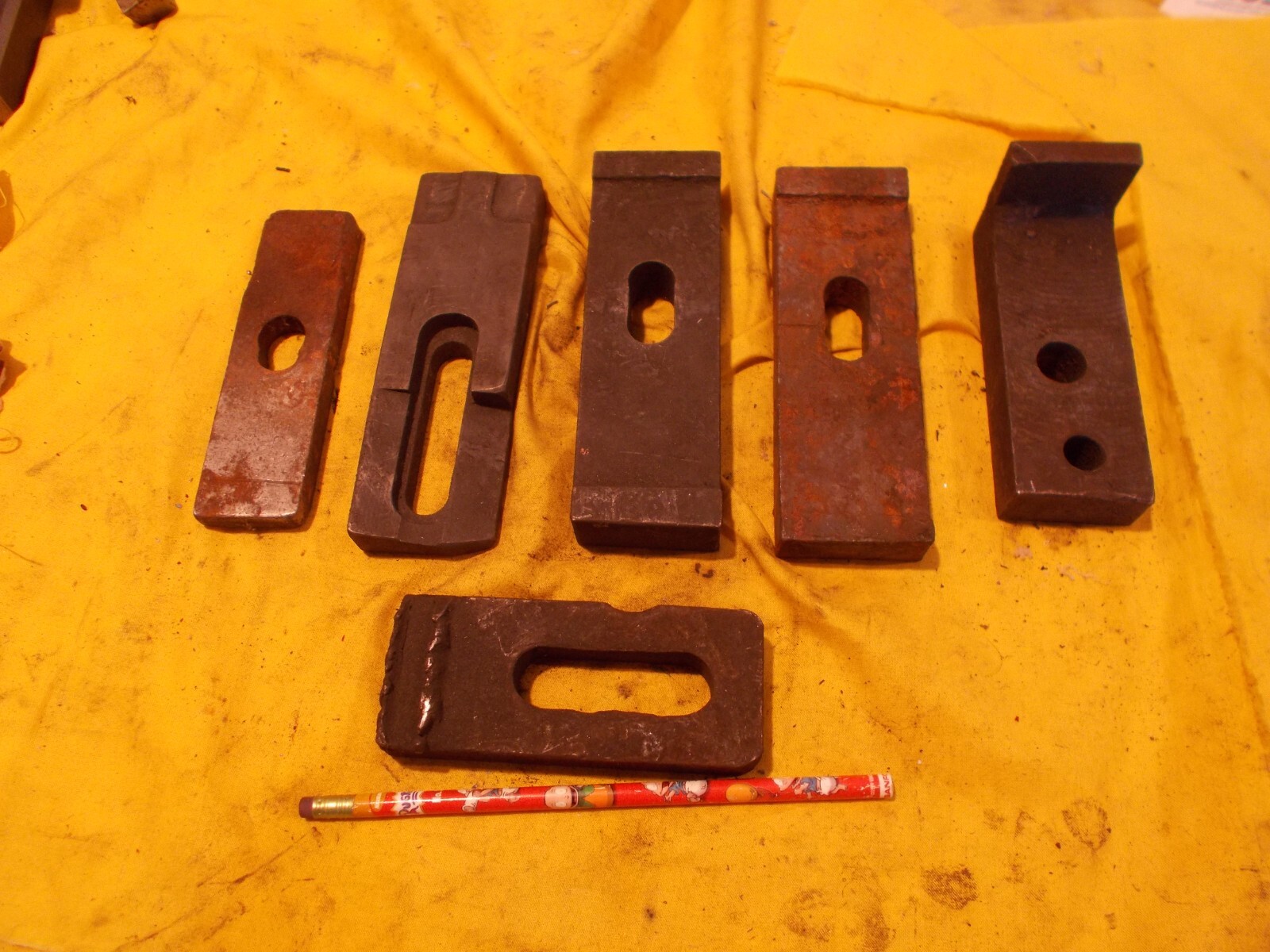 LOT of MILL TABLE CLAMPS milling machine planer shaper hold down holder ...