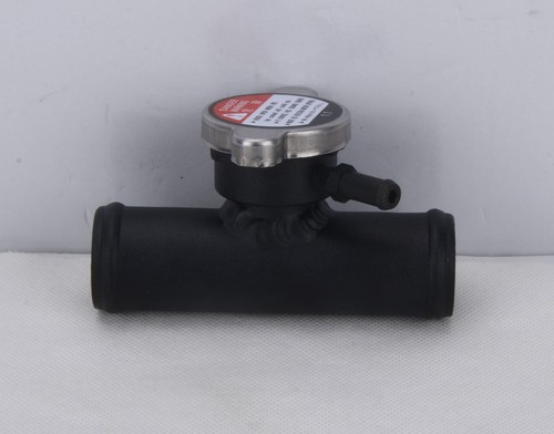1-1/2" 38mm O.D Aluminum Inline Radiator Filler Neck With Cap 45 ...