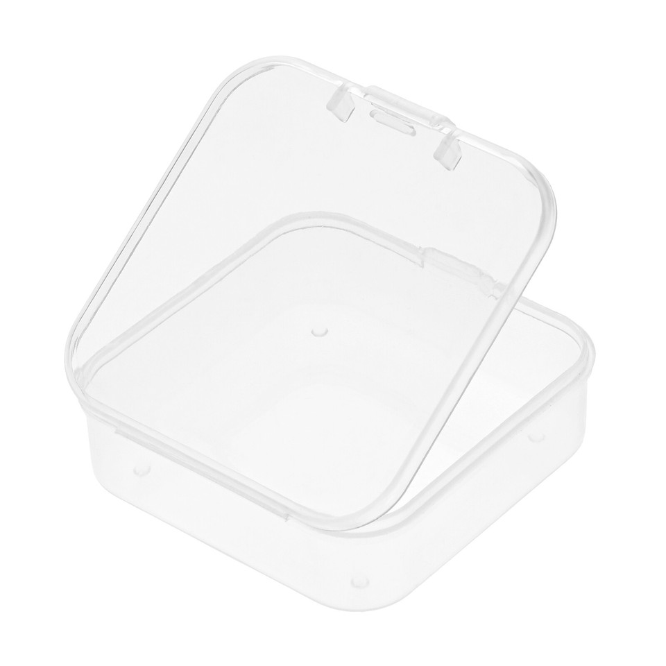 1x Storage Container Box 5.5x5.5x2cm for DIY Art Craft Accessor Jewelry ...