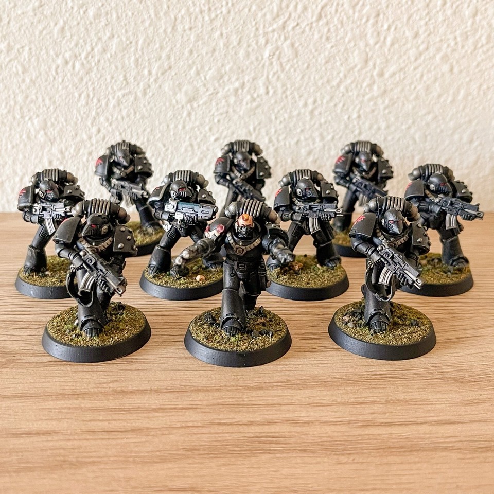 Warhammer 30k Space Marines - Painted Dark Angels Army - (207) | eBay