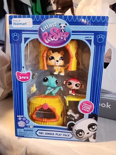 Authentic Littlest Pet Shop Tiki Jungle Play Pack with Gen 7 Pets New In Package | eBay