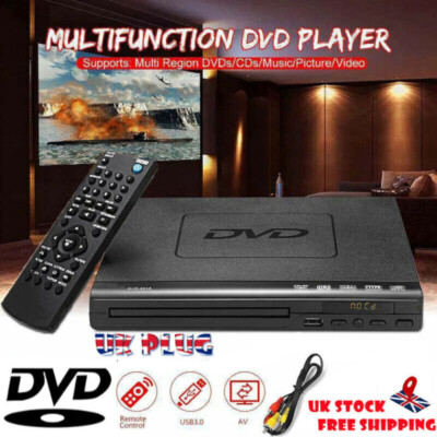 DVD Player Compact Multi Region HDCD CD VCD Music Disc Upscaling USB ...