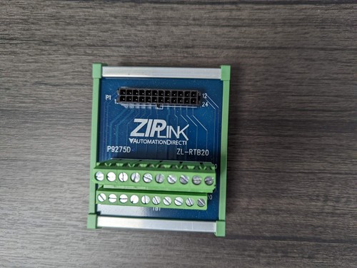 NEW IN BOX! AUTOMATION DIRECT ZIPLINK 20-PIN REMOTE TERMINAL BLOCK ZL ...