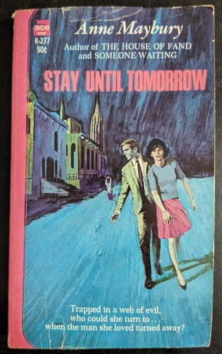 Stay Until Tomorrow - Anne Maybury Ace Gothic Horror Vintage PB 1961 ...