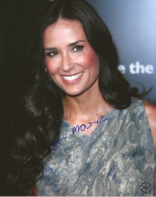 DEMI MOORE HAND SIGNED AUTOGRAPH 8 x 10 PHOTO COA FROM N.A. # 1945 | eBay