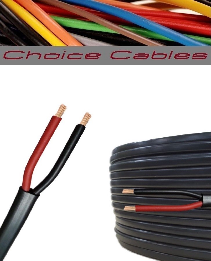 12v/24v AUTOMOTIVE 2 CORE FLAT TWIN THINWALL CABLE 0.75mm 14A AMP AUTO ...