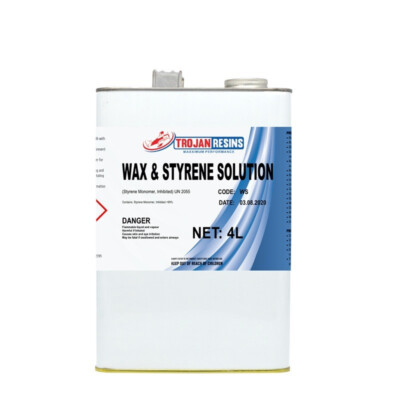 Wax & Styrene Solution 4L (Resin Wax Additive) | eBay Australia