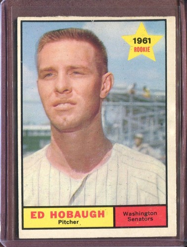 1961 Topps 129 Ed Hobaugh EX-MT #D141849 | eBay