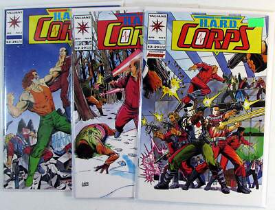 Hard Corps Lot of 3 #2, 5, 6 Valiant Comics (1993) NM- 1st Print Comic ...