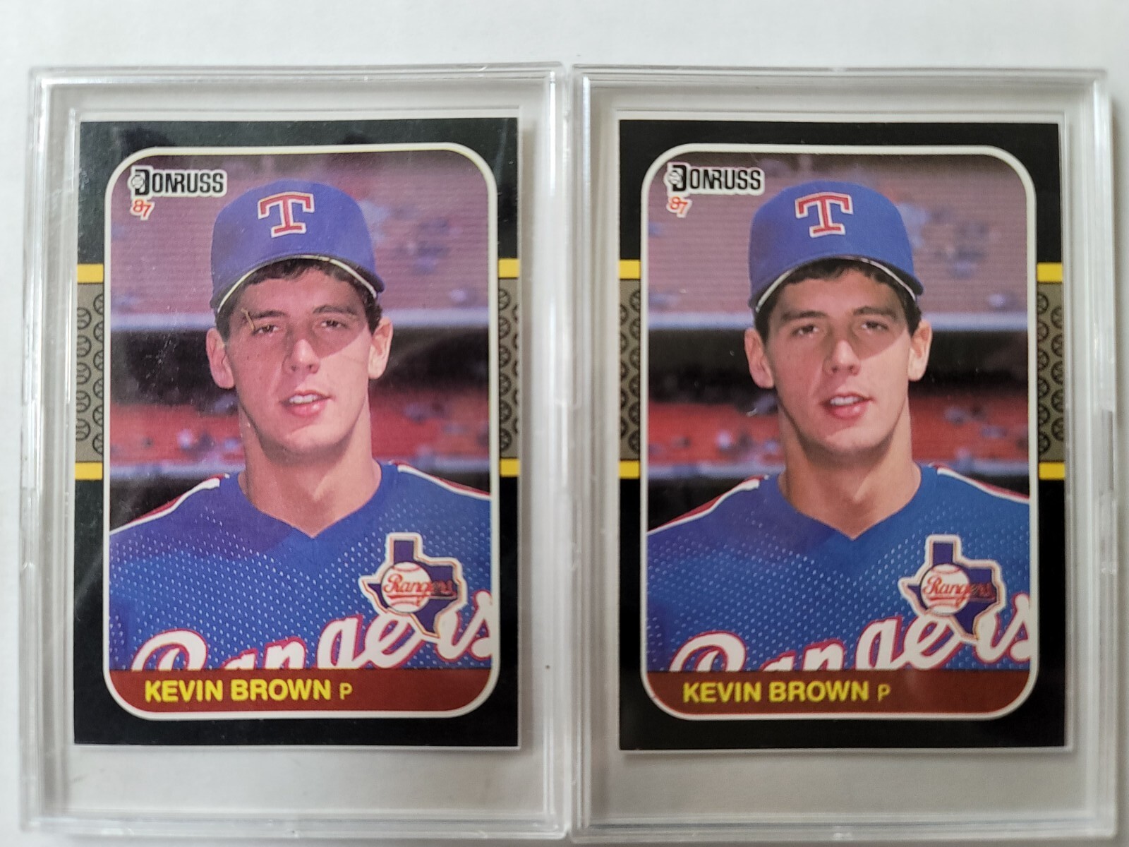 1987 Donruss #627 Kevin Brown Rookie Card Rangers x2 | eBay