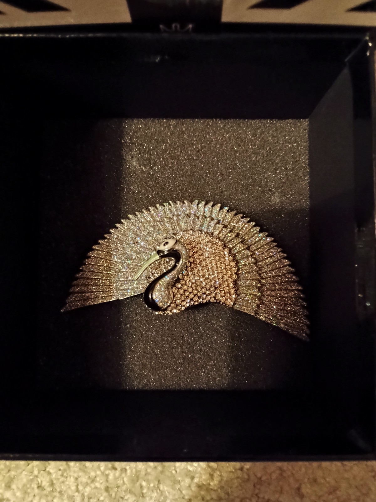 Butler and wilson glitter fantail bird brooch Boxed | eBay