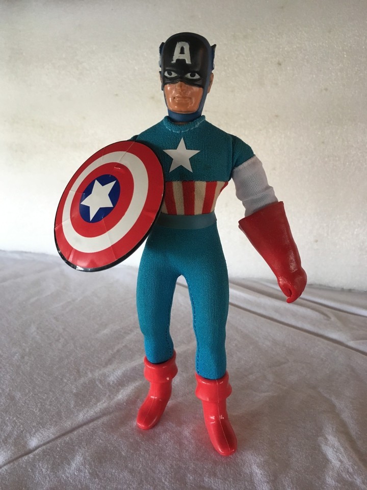 Custom MEGO Captain America 8" 8 inch 1/9 Figure Doll 1973 1974 | eBay