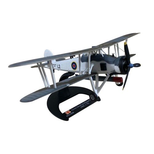 1:72 WWII British Navy Fairey Swordfish Aircraft Finished Plane Model ...