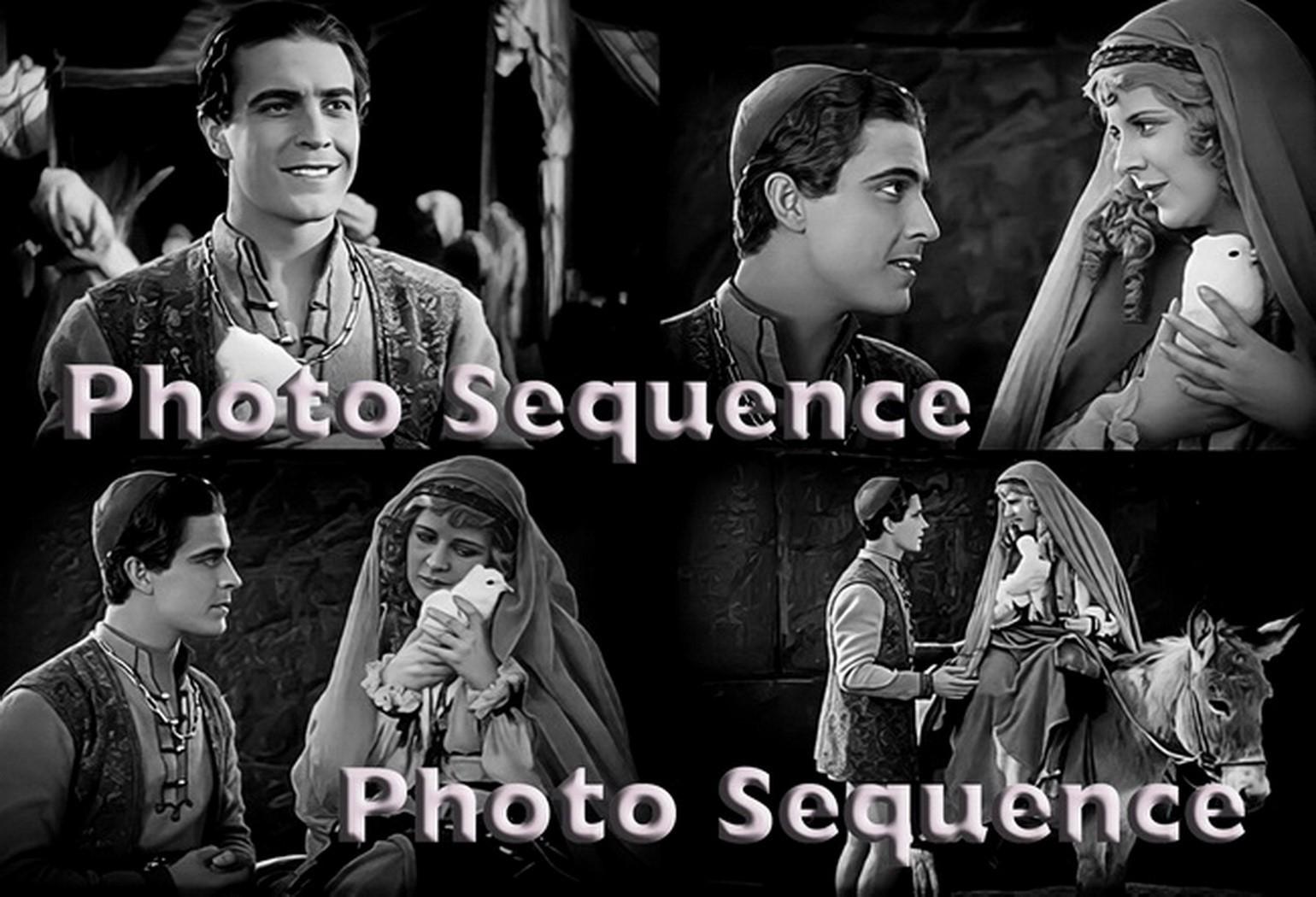 Ben-Hur Ramon Novarro May McAvoy PHOTO Sequence B&W #01 | eBay