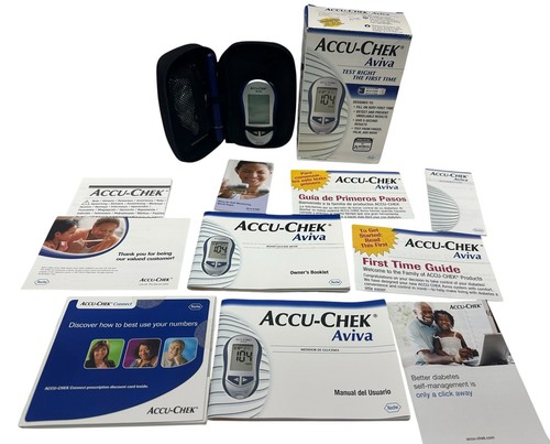 AccuChek Aviva Plus Test Meter Monitor Accurate. New Open Box- No Test ...