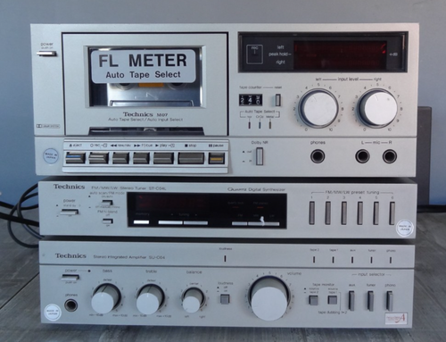 Technics SU-C04 ST-C04L RS-M07 AMPLIFIER AMP TUNER & TAPE DECKWORKING ...