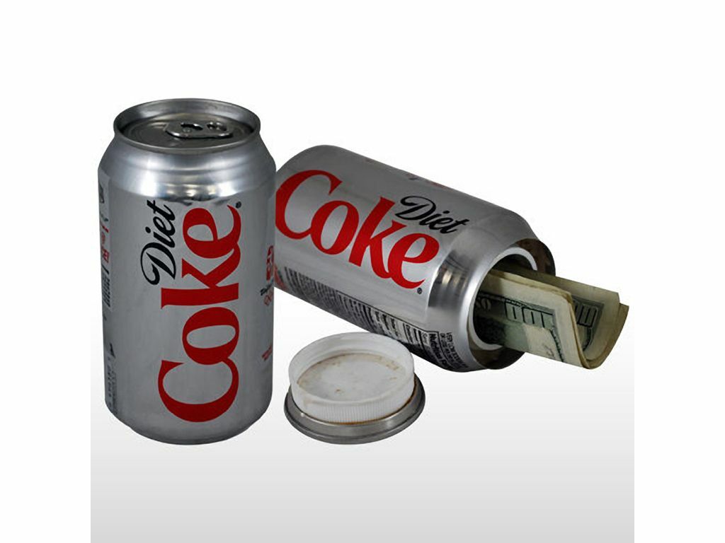 COKE CAN BOTTLE STASH SAFE HIDDEN DIVERSION SECRET HIDING CAR SAFES ...