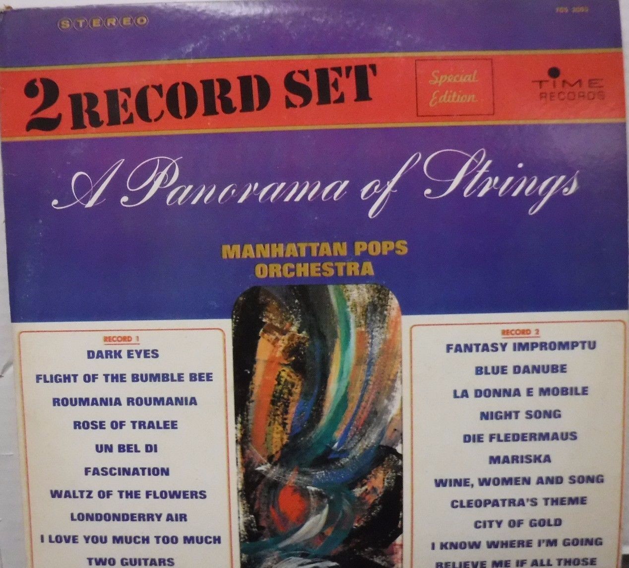A Panorama of Strings Manhattan Pops Orchestra 2-record set TDS3005 ...
