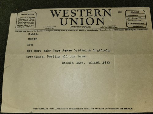 WWII Telegram | eBay