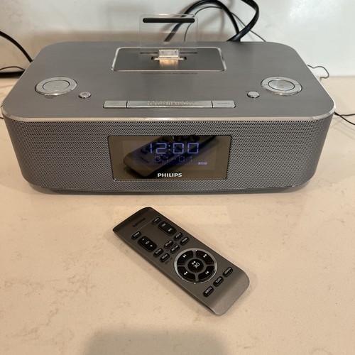 Philips DC291/37 30 Pin Docking Station FM Radio Clock Dual Alarms for ...