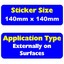 1 x Sign Learner Driver Test Red L Plate Stickers Logo Text Car Bumper ...
