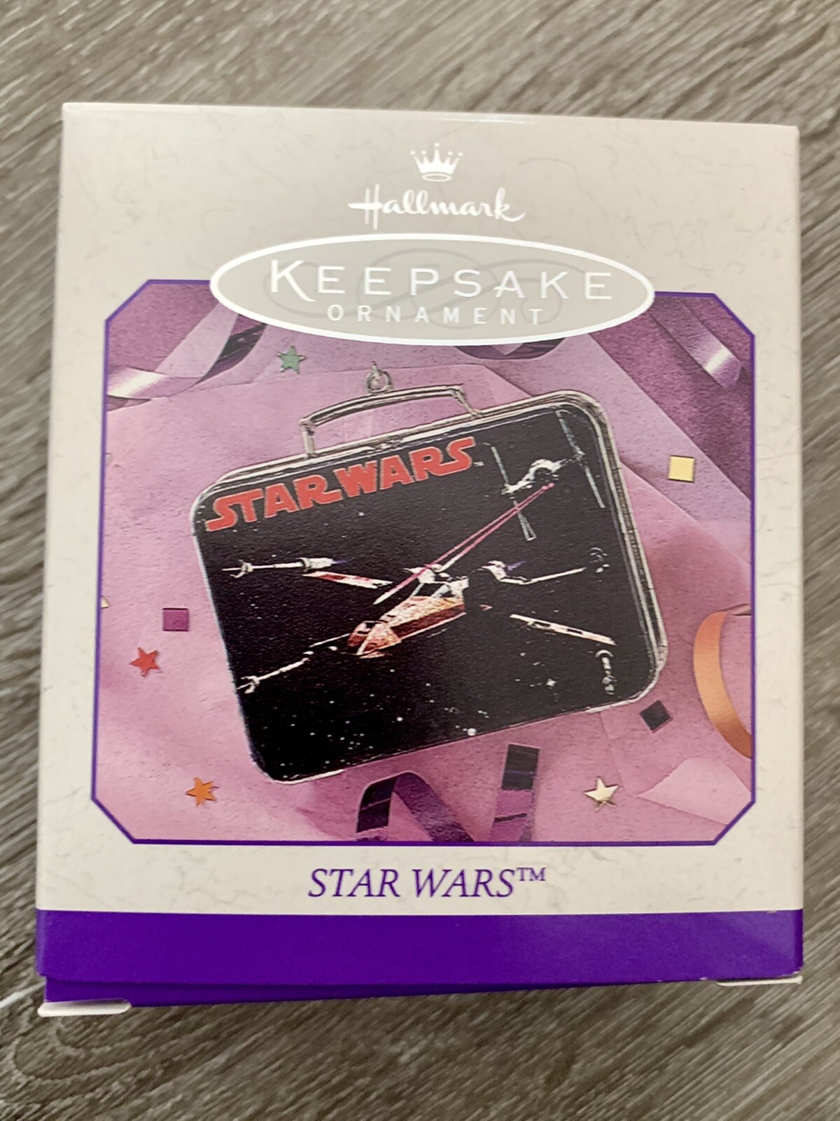 Star Wars Hallmark Ornament Lunch Box Keepsake Ornament Vintage 1997 ...