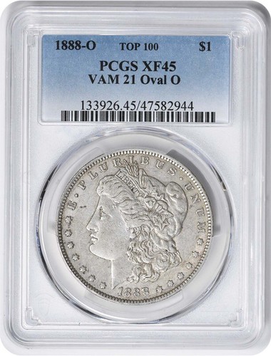1888-O VAM 21 Morgan Silver Dollar Oval O EF45 PCGS | eBay