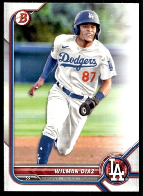 2022 Bowman Prospects Wilman Diaz G92 Los Angeles Dodgers #BP-135 | eBay