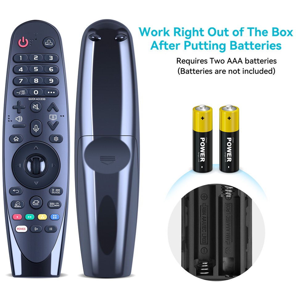 Magic Remote AN-MR19BA for LG TV B9 C9 E9 W9 UM6970 UM71 UM73 UM75 UM80 ...